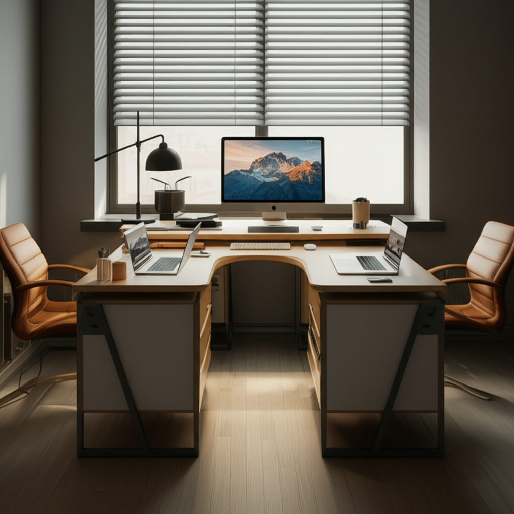 Modern Dual User Office: Essential, Transformative Setup - Tool Guider ...