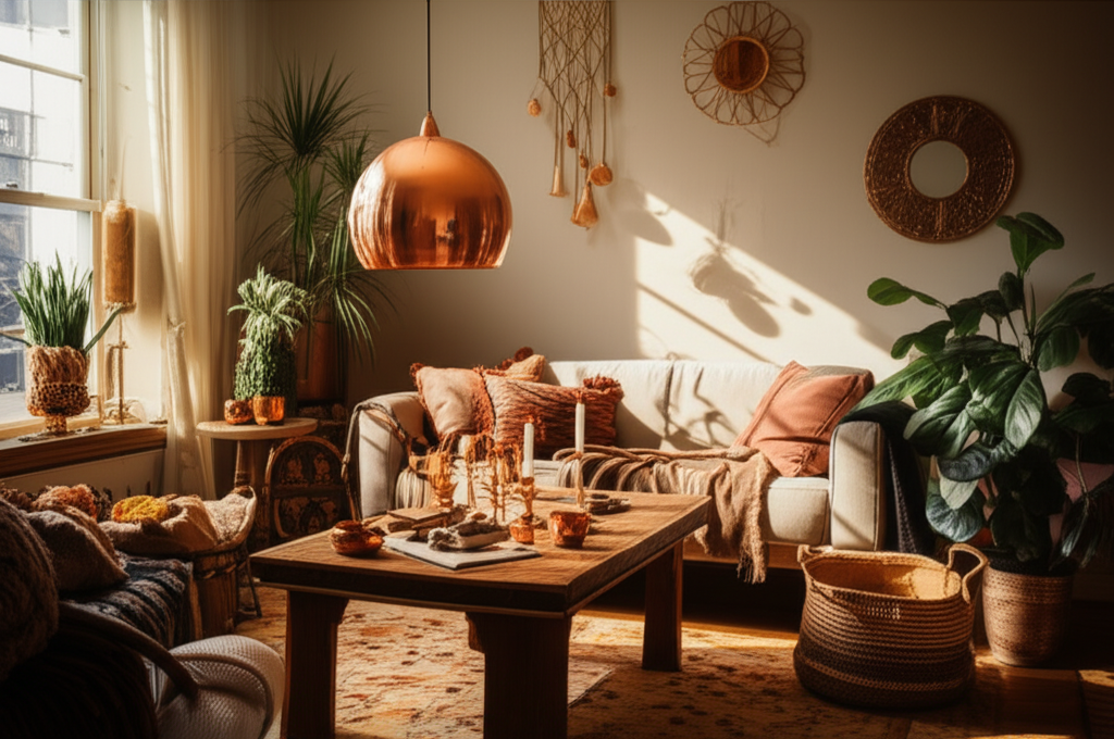 Copper and Brass Accents in Boho Design: Essential, Stunning - Tool ...