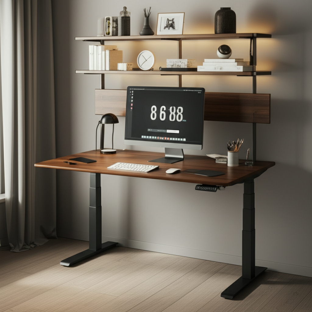 Standing Desk With Shelves Setup: Ultimate Essential - Tool Guider ...